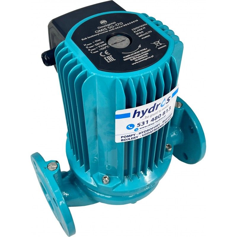 Pompa OMIS 50-170/250 Omnigena – przemysłowa pompa CO o wysokiej mocy - Hydros Pompy i Hydrofory